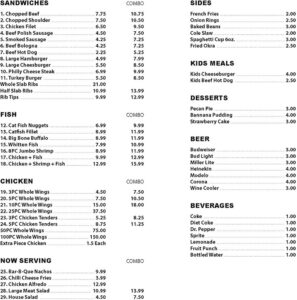 Menus - Smoky City BBQ